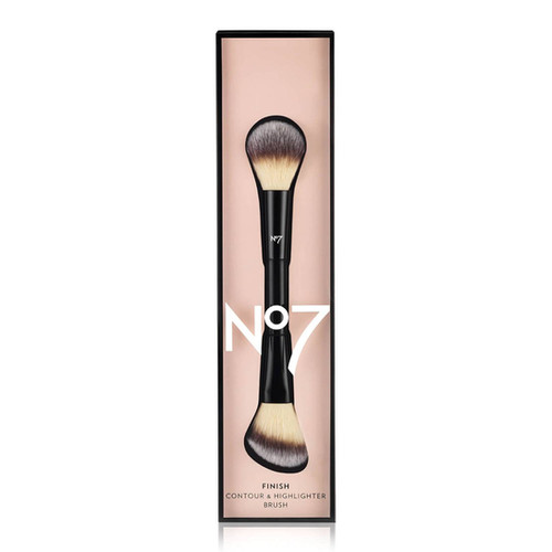 No7 Contour & Highlighter Brush (Finish) | Wimbledon emporium