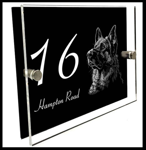 Phoenix Rising Gifts |German Shepherd - House Sign