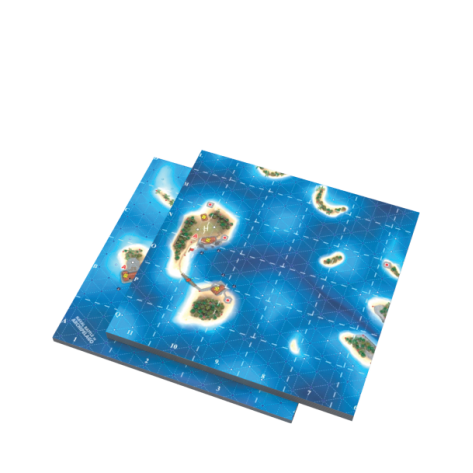 Board tiles from Naval Battle in Archipelago | forsage-games