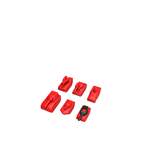 Tank Chess - Pocket: Fun Set colour pieces | forsage-games