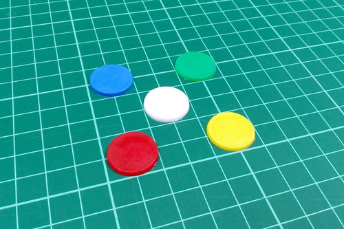 Plastic discs 19mm - PACK: 5 | forsage-games