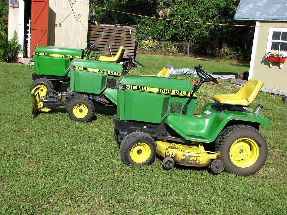 Deeretrax.com, Vintage John Deere Lawn and Garden Tractors