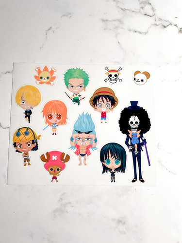 OP Transparent Sticker Sheet | Shirayukinikki Shop