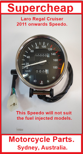 Laro Regal Raptor Cruiser speedometer. Fits from 2011 model Regal's ...