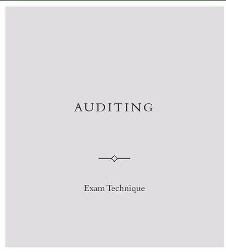 Audit Exam Technique Videos + Slides | Accounting Warriors