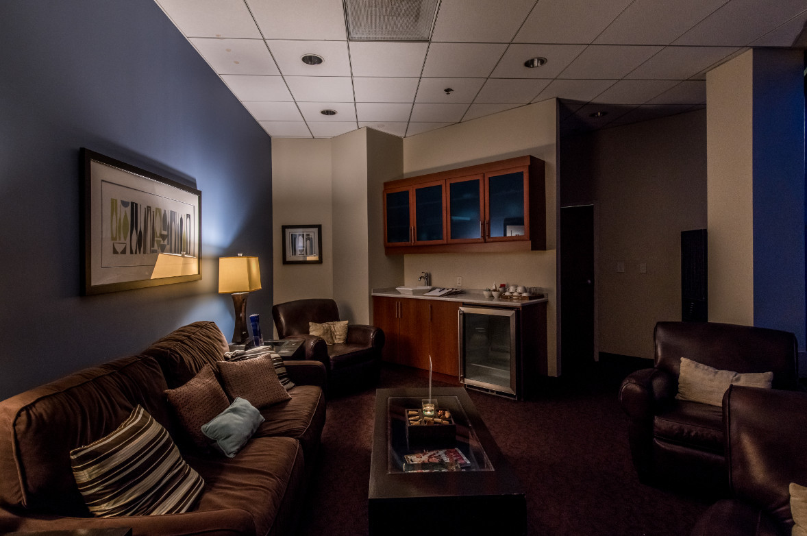 THE men's lounge