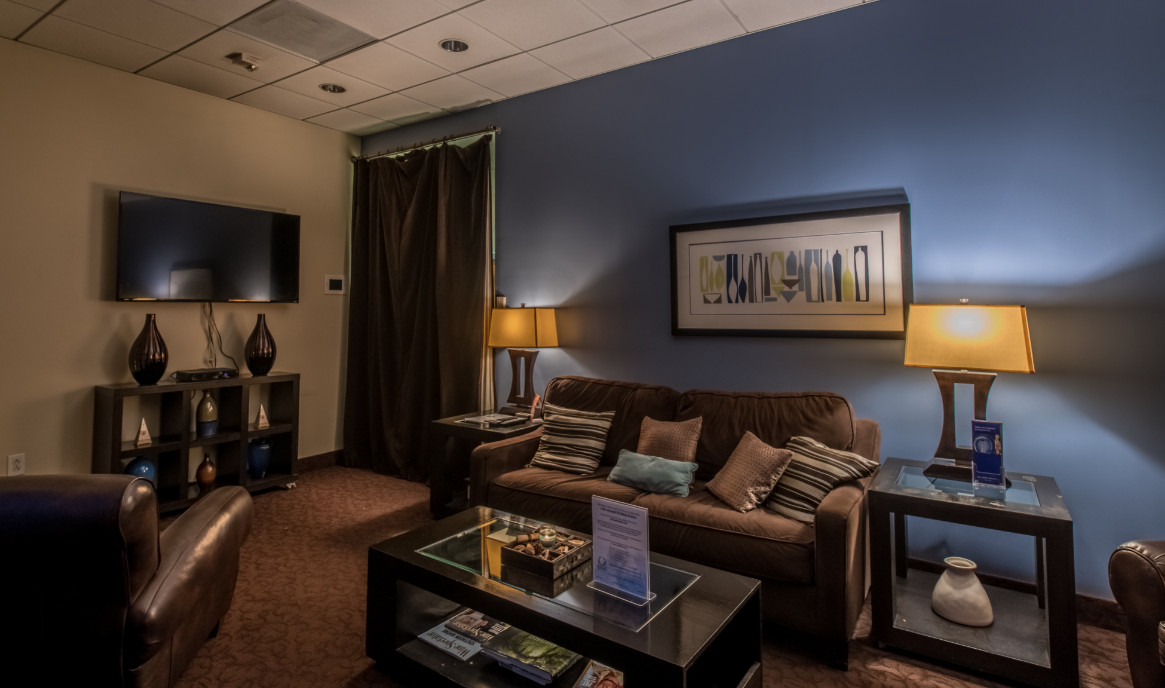 THE men's lounge