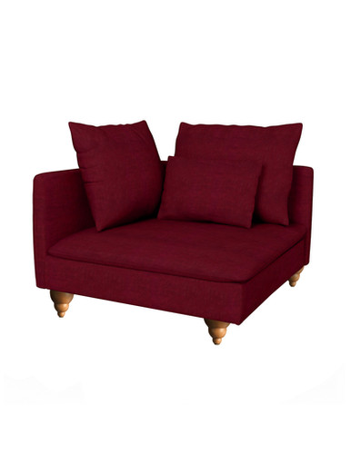 Burgundy Nellie Sofa | afamilyaffairmaine