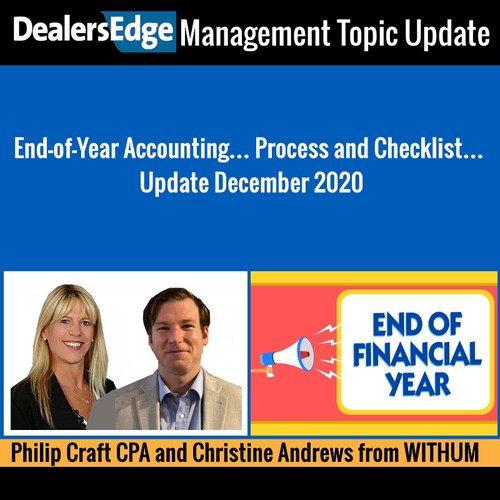 End-of-Year Accounting Process and Checklist Update December 2020 ...