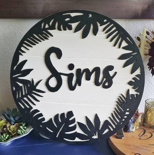 PERSONALIZED FAMILY DOOR SIGN | Change N Focus