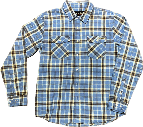 STE Dusty Blue Flannel | Surf The Earth