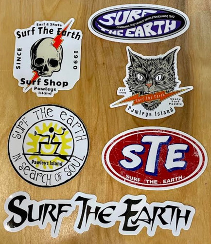 Surf The Earth Sticker Pack | Surf The Earth