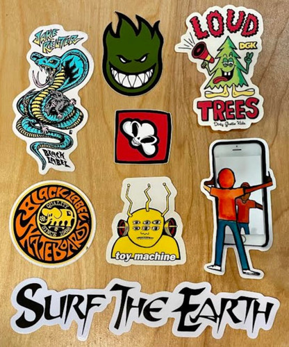 Skate 3 Sticker Pack | Surf The Earth