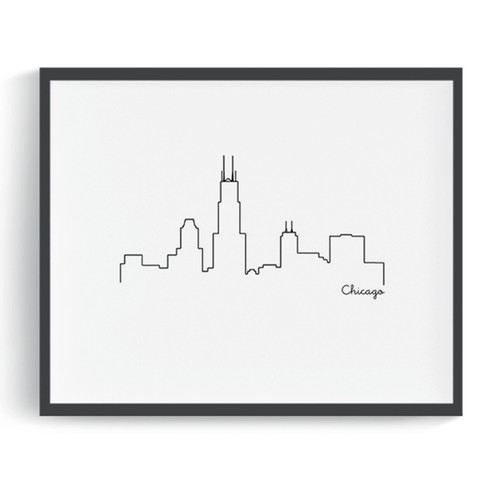 Chicago Skyline Printable Art | stelie+co
