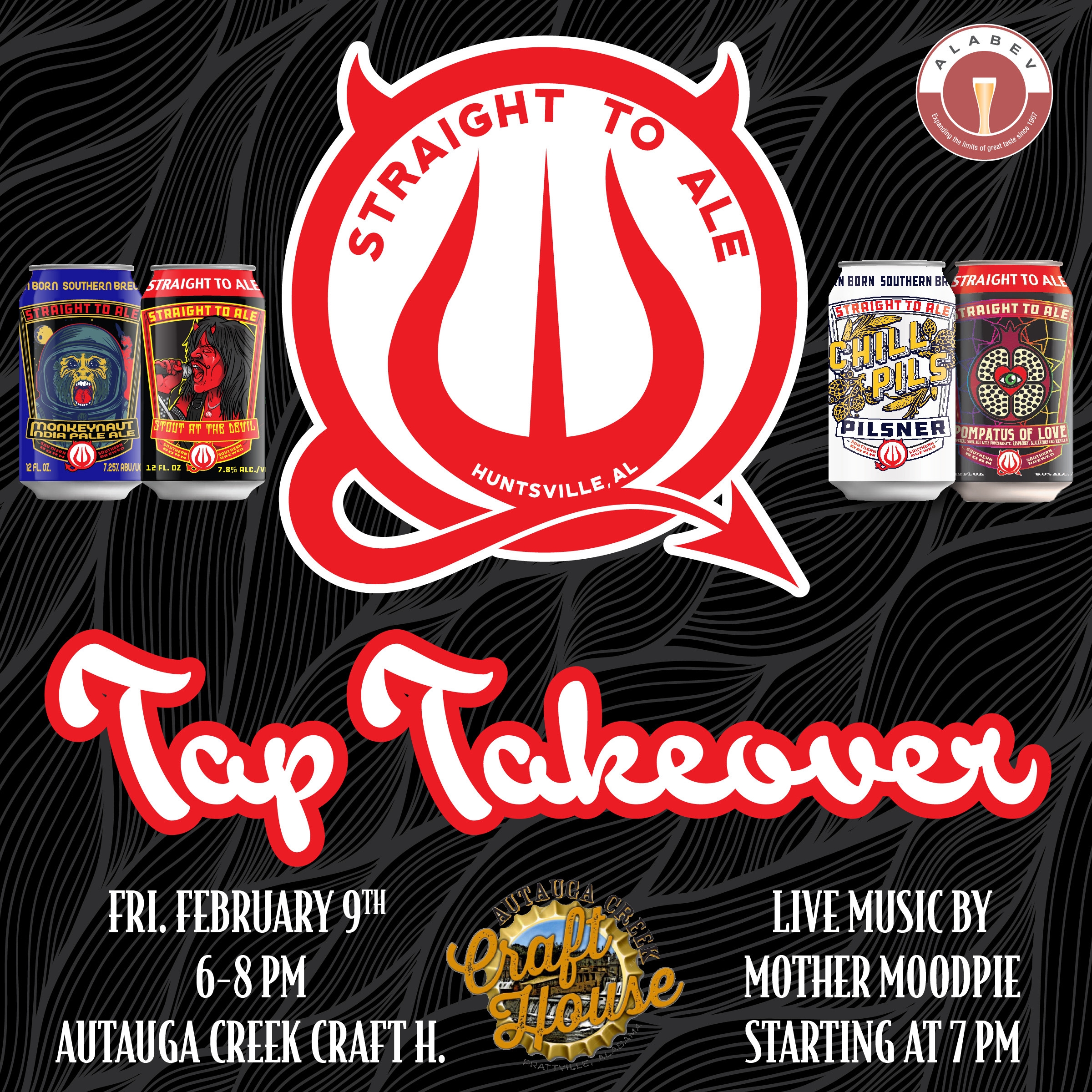 Straight to Ale Tap Takeover at Autauga Creek Craft House | AlaBev