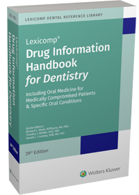 Drug Information Handbook for Dentistry - 29th Edition | Palmeri Media ...