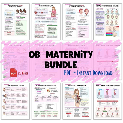 OB Maternity Nursing Bundle - PDF | NursingExamBank