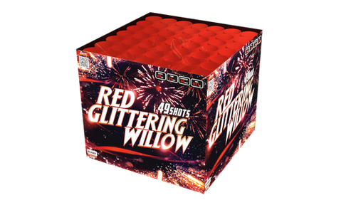Red Glittering Willow | MegaFireworks