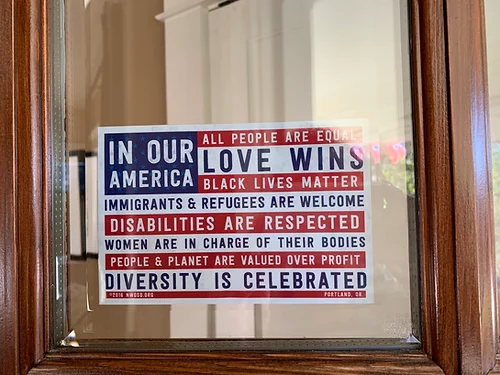 "In Our America" Window Clings | In Our America