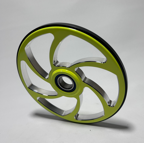 203mm (8”) – 6205 Wheel Swirl Standard Powder Coating Neon Yellow ...