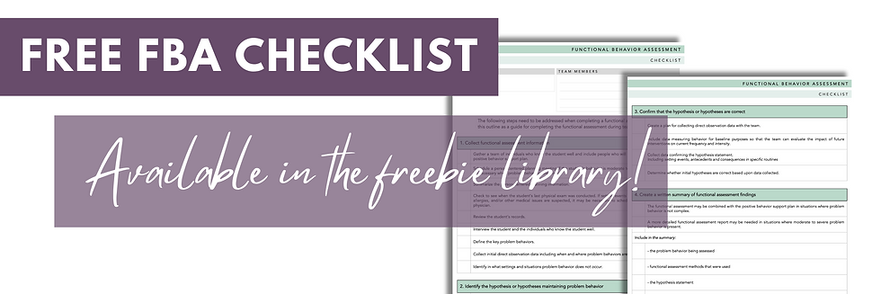 Functional Behavior Assessment Template: A Step-by-Step Guide for Teachers