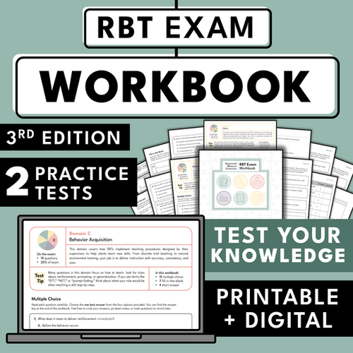 RBT Workbook | 2025 Update | Practice Tests, Study Questions | 3rd ...