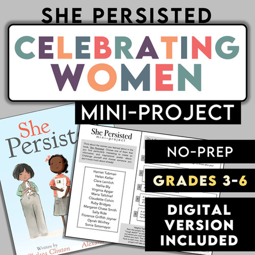 She Persisted Mini-Project | Women's History + Appreciation | Fresh ...