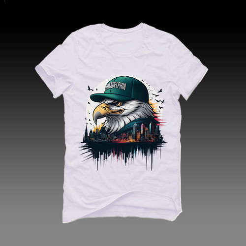 Eagles Drip Skyline | MAB Printing