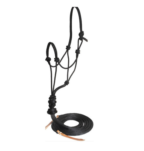 Ezy Ride Nylon Loping Halter with Split Reins | tackshop.co.nz