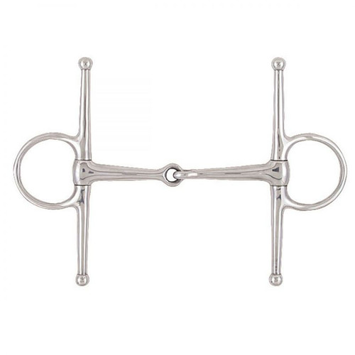 Korsteel Stainless Steel Jointed Full Cheek Eggbutt Snaffle | tackshop ...