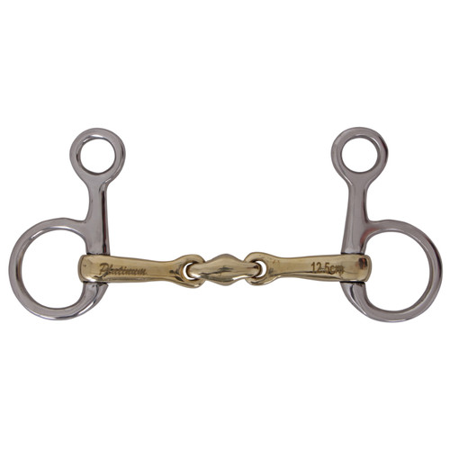 Platinum German silver Hanging Cheek Training Bit | tackshop.co.nz