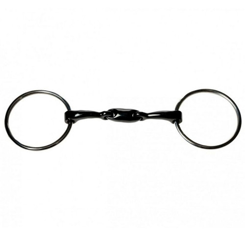 JP Korsteel Sweet Iron Oval Link Loose Ring Snaffle | tackshop.co.nz