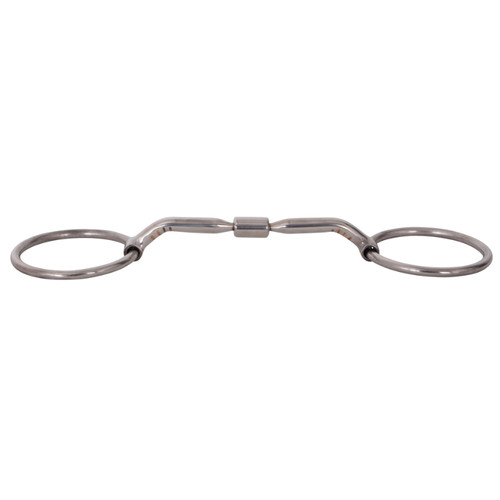 Platinum Loose Ring Roller Snaffle 65mm Rings | tackshop.co.nz