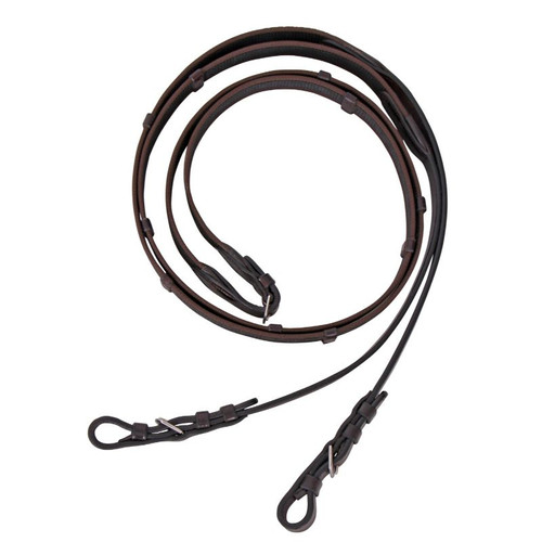 Cavallino Sure Grip Reins - Buckle End | tackshop.co.nz