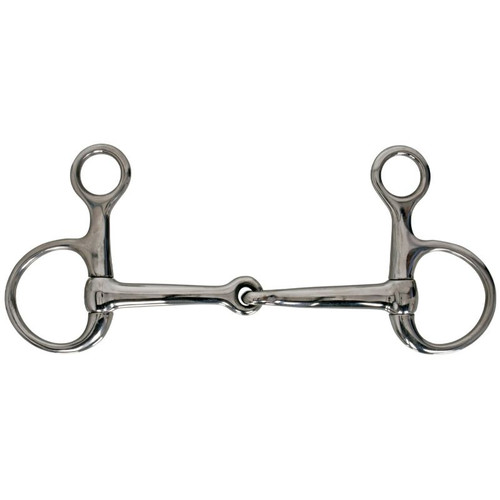 Blue Tag SS Baucher Half Cheek Snaffle | tackshop.co.nz