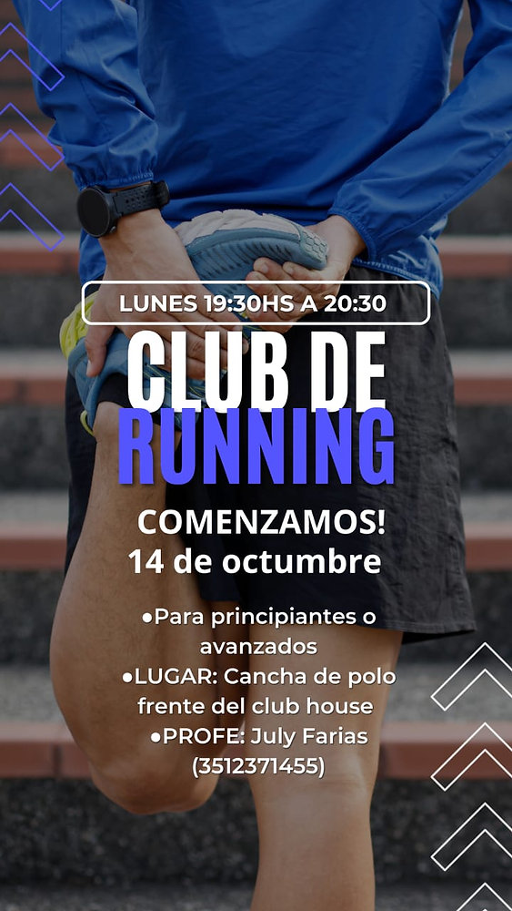 Nueva actividad: Club de Running