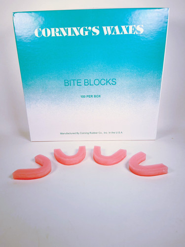 Corning's Waxes Bite Blocks (100 per box) | panamericandental