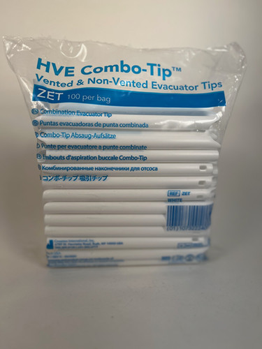Crosstex HVE Combo-Tip Vented & Non-Vented Evacurator Tips ...