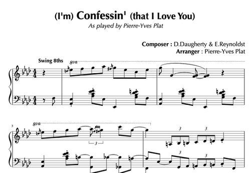CONFESSIN' | Partition Piano Jazz