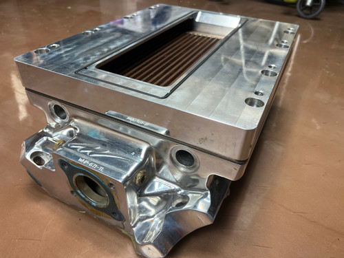 (SOLD) BBC Tall Deck Whipple Low Profile Intercooler Intake Manifold ...