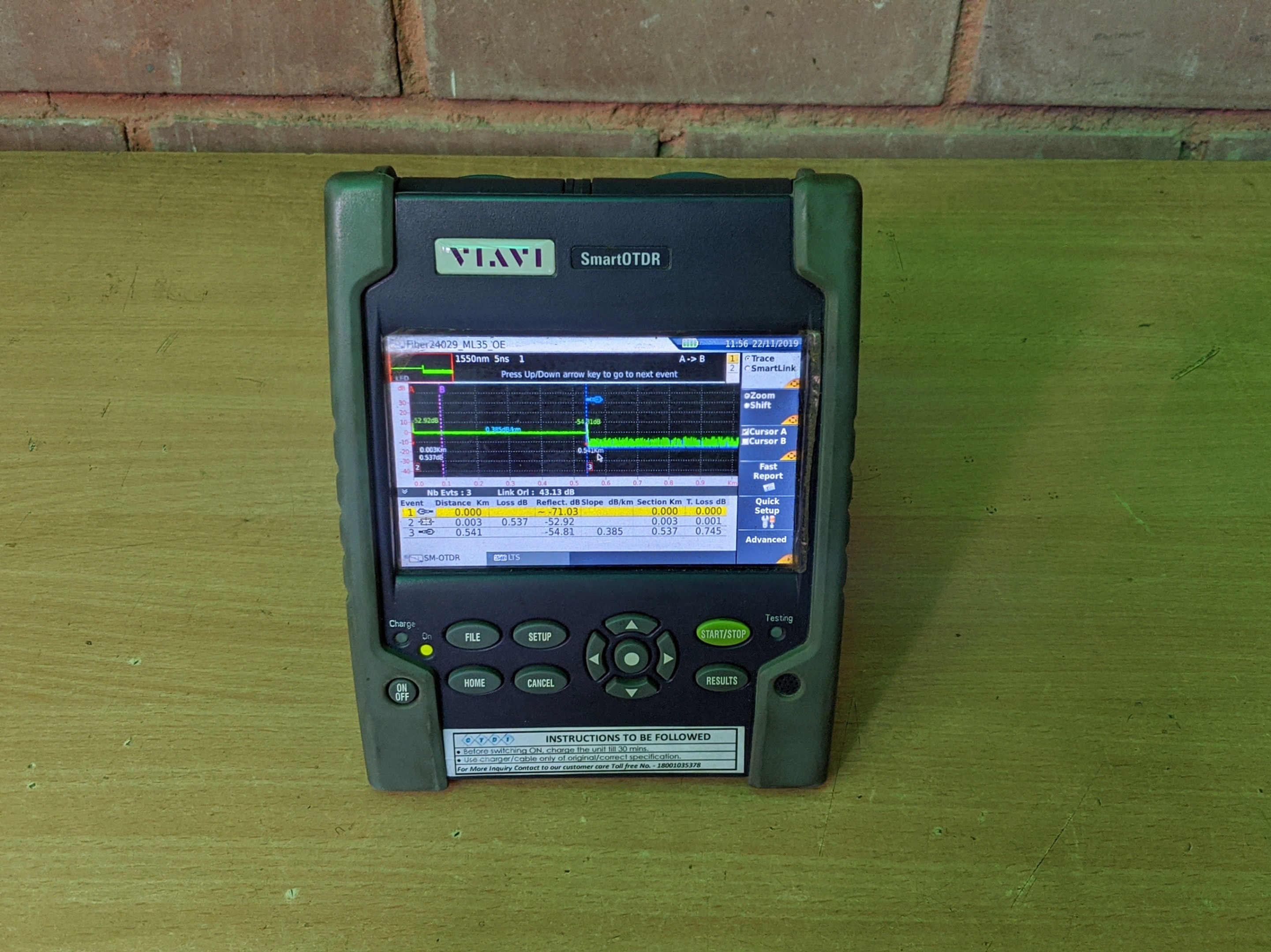 OTDR - Calibration & Testing | www.swaminarayantech