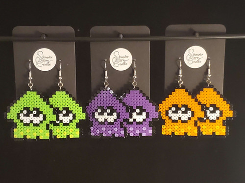 Splatoon Earrings | Strander Creative