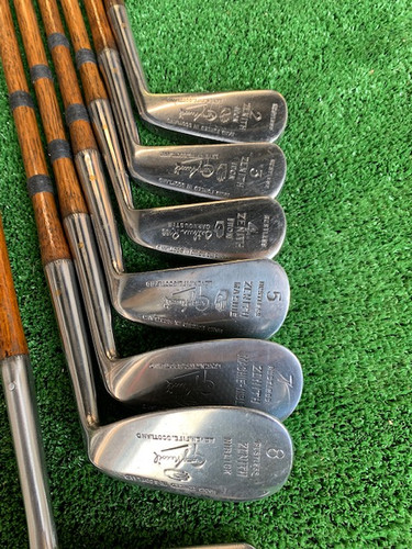 George Nicoll Zenith irons 6x with Zenith putter | The Hickory Sticks ...
