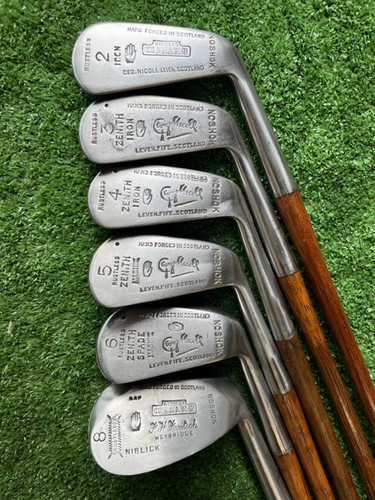 George Nicholl Wide Flange Zenith Wizard irons | The Hickory Sticks G