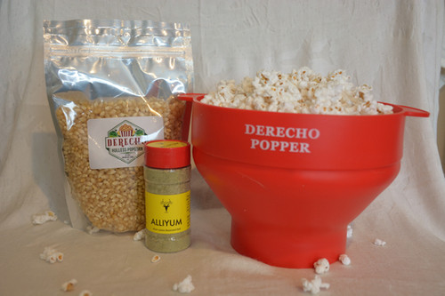 The Sampler - Popcorn, Popper and One SaltLicker Seasoning | Binford ...