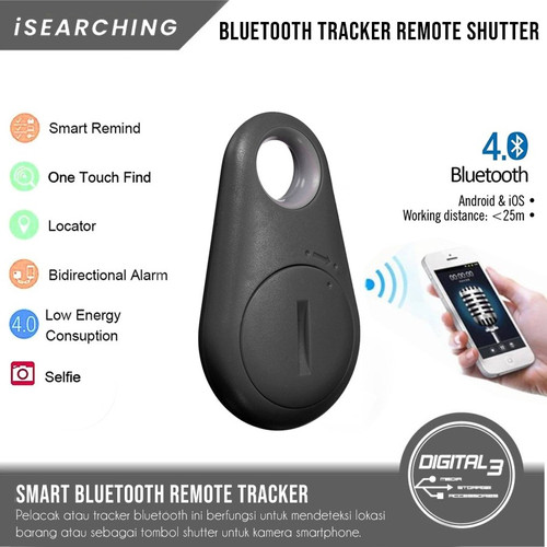 iSearching Smart Bluetooth Tracker Wireless Remote Shutter HP Phone ...