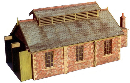 Brick Built Narrow Gauge Double track Engine Shed Kit | mysite