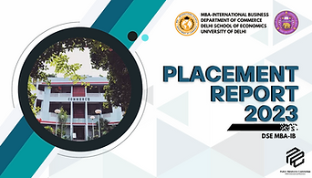MBA IB Placement Report | MBA IB DSE