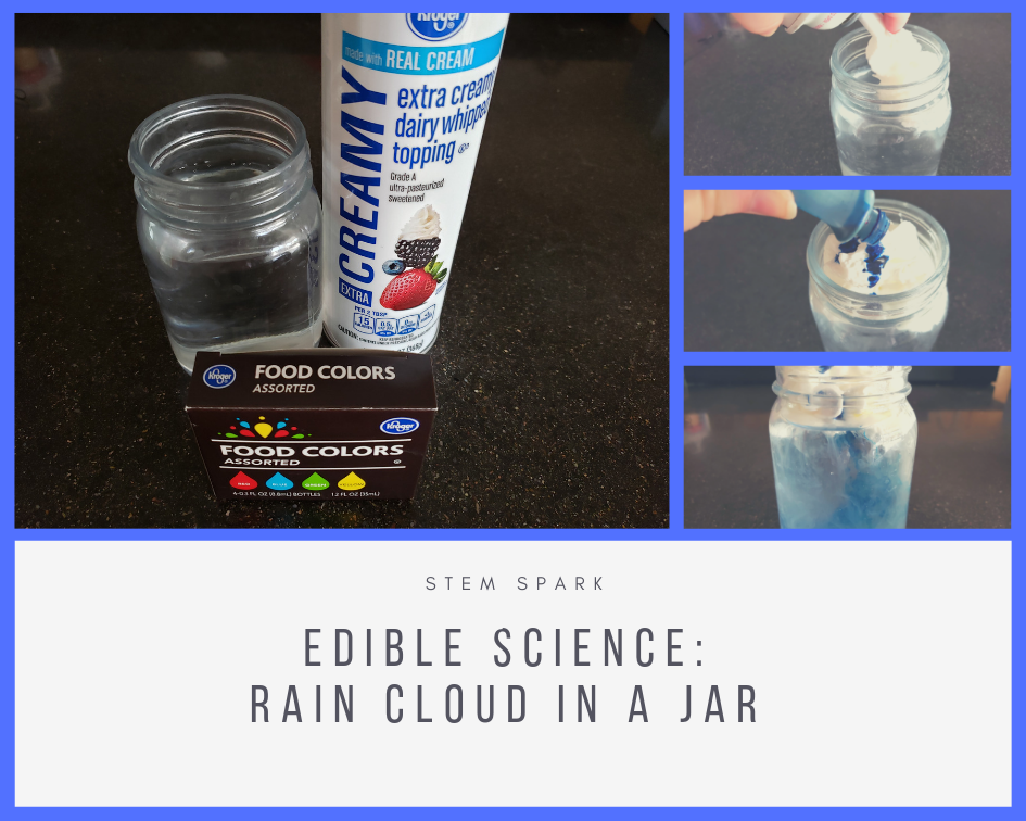 Edible Science: Rain Cloud in a Jar
