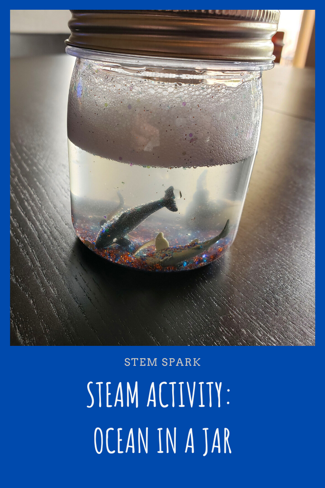 STEAM Activity: Ocean in a Jar for Shark Week 2020